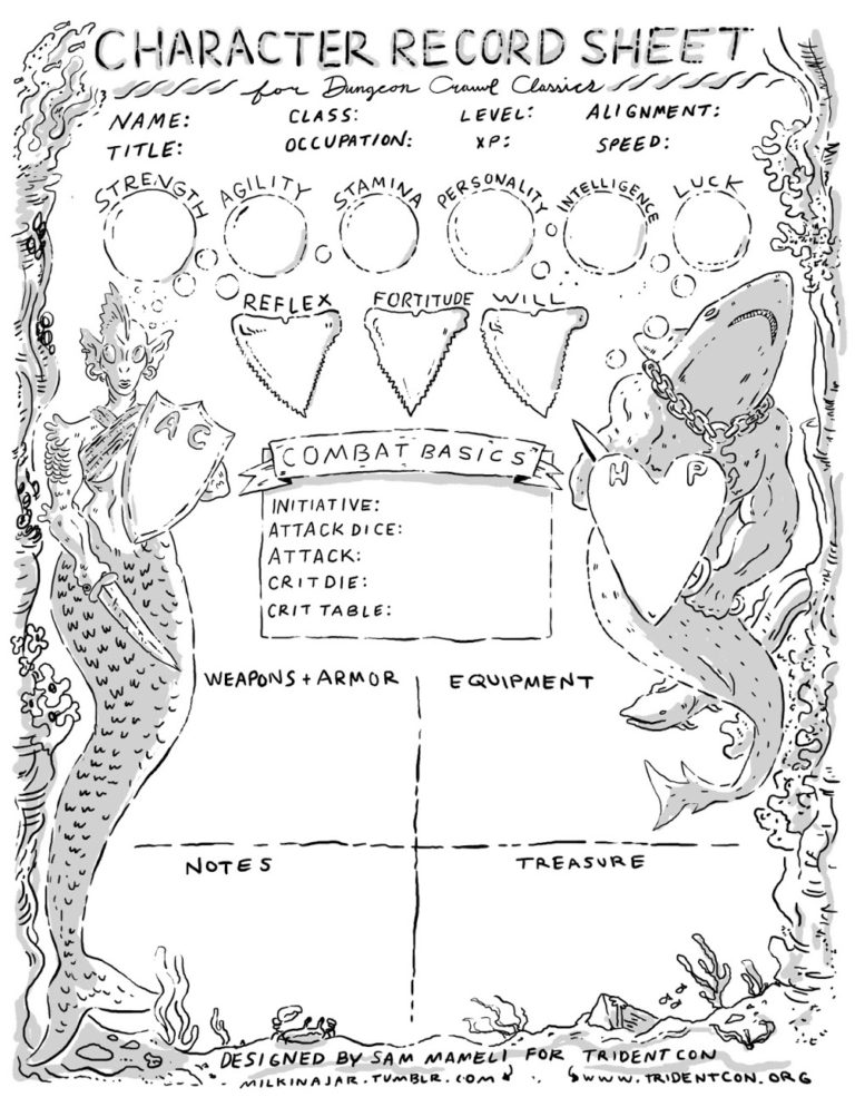 Character Sheets - DCC RPG Community Resource Site